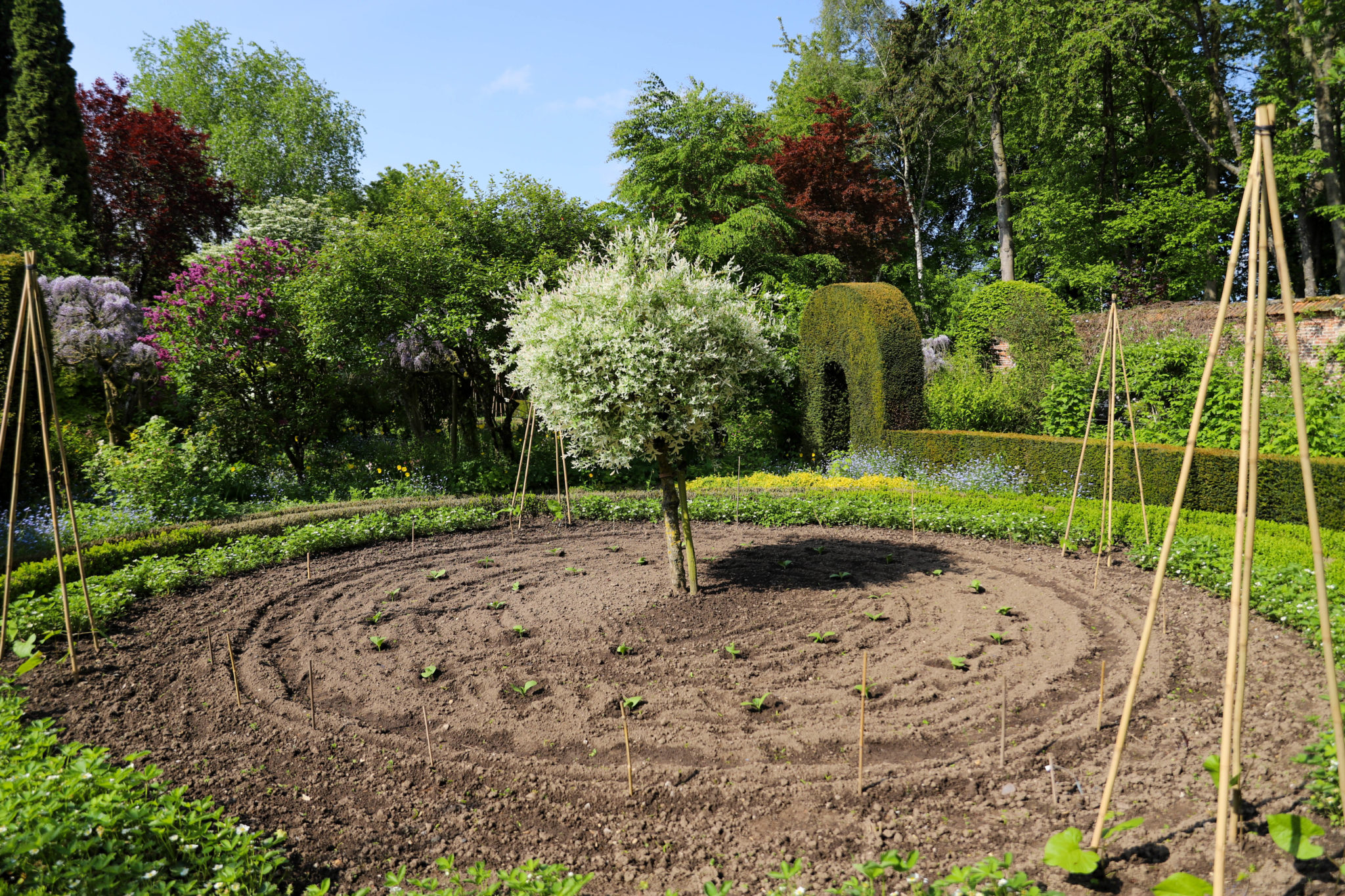 Le jardin floral du château de Digeon | Jardin Potager
